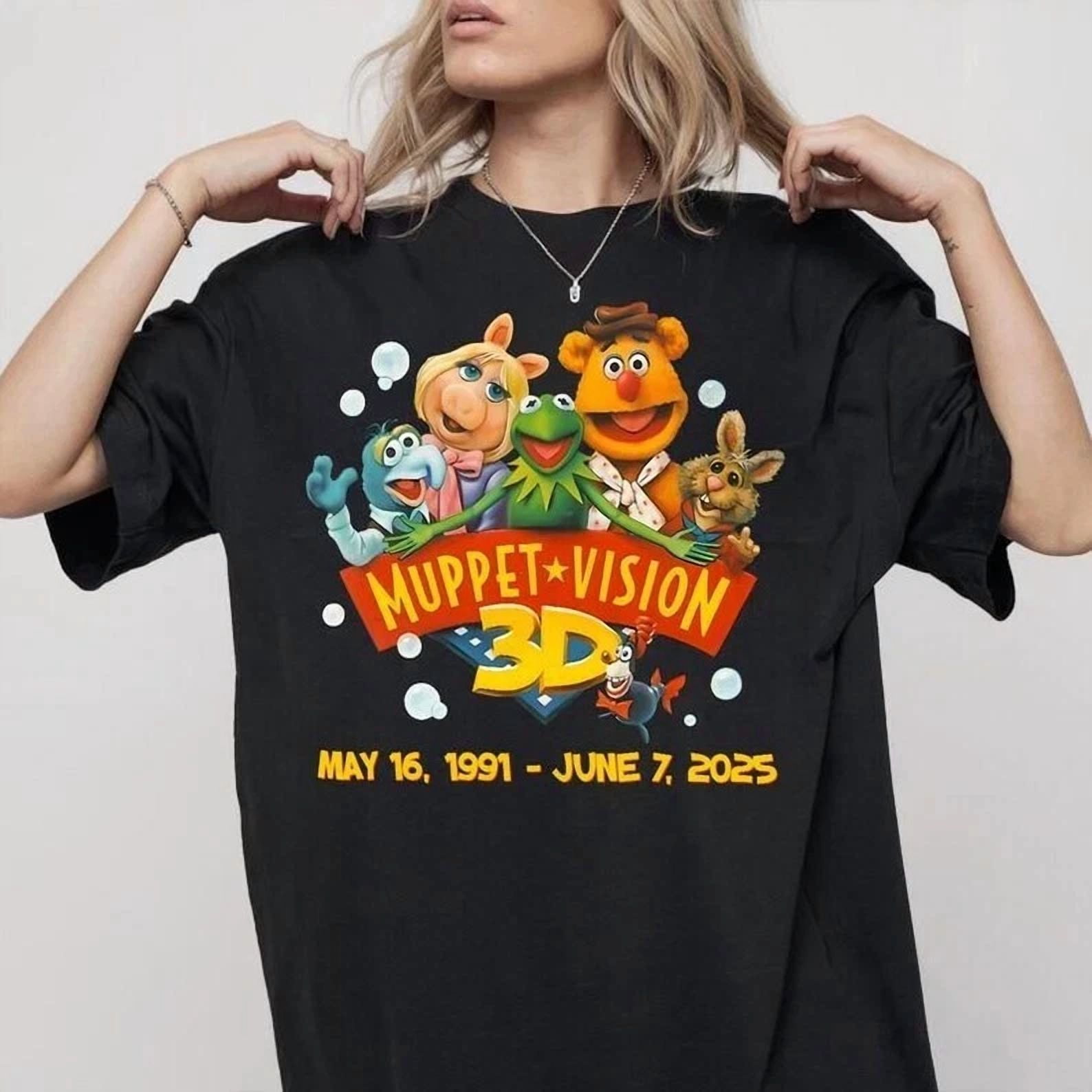The Muppets Muppet Vision 3D Final Day June 7 2025 T-shirt - Walmart.com