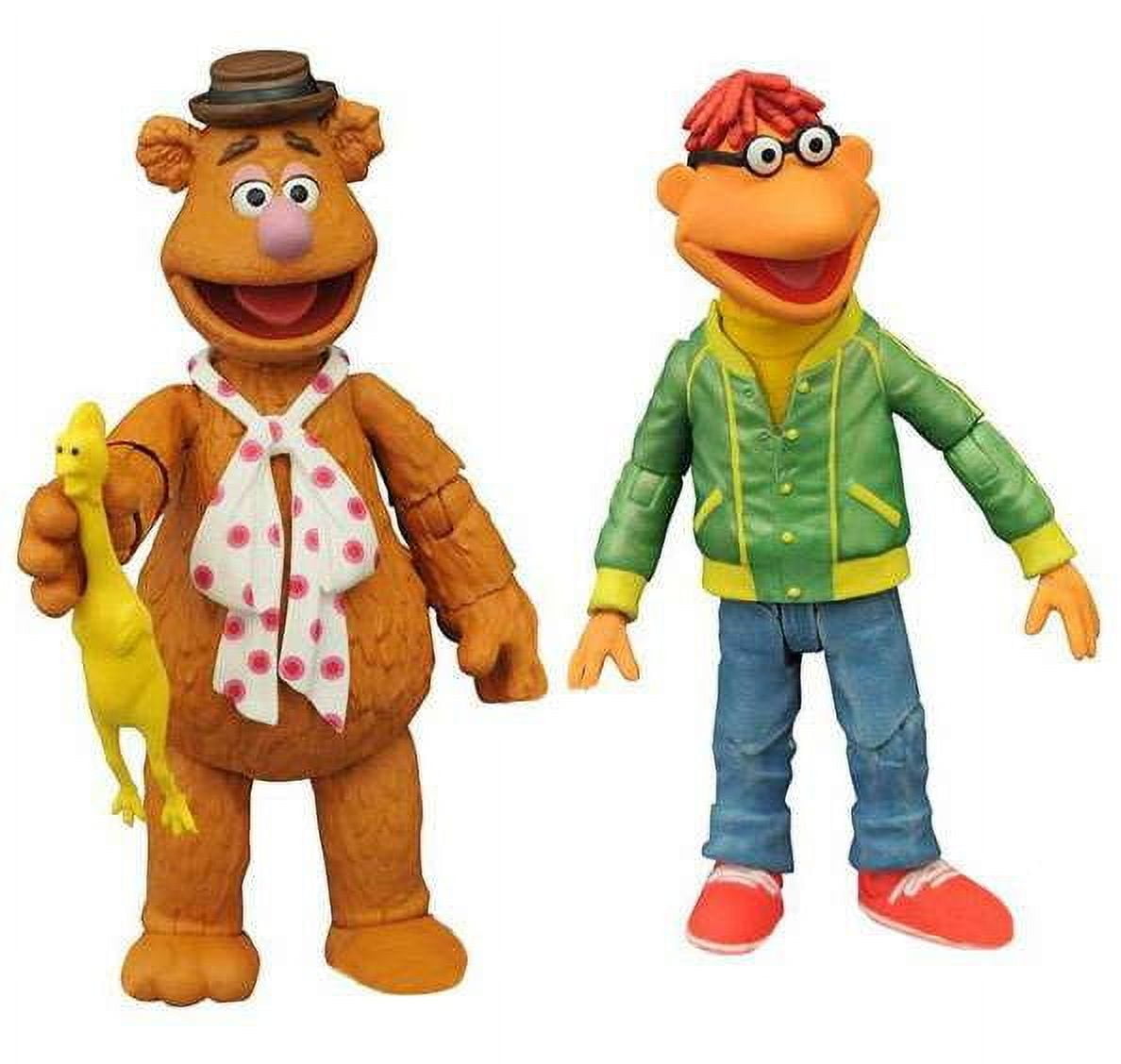 The Muppets Select Series 1 Fozzie Bear & Scooter Action Figure ...