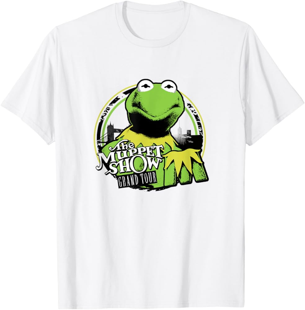 The Muppets Show Grand Tour Kermit The Frog Portrait Shirt, Size L, Tee ...