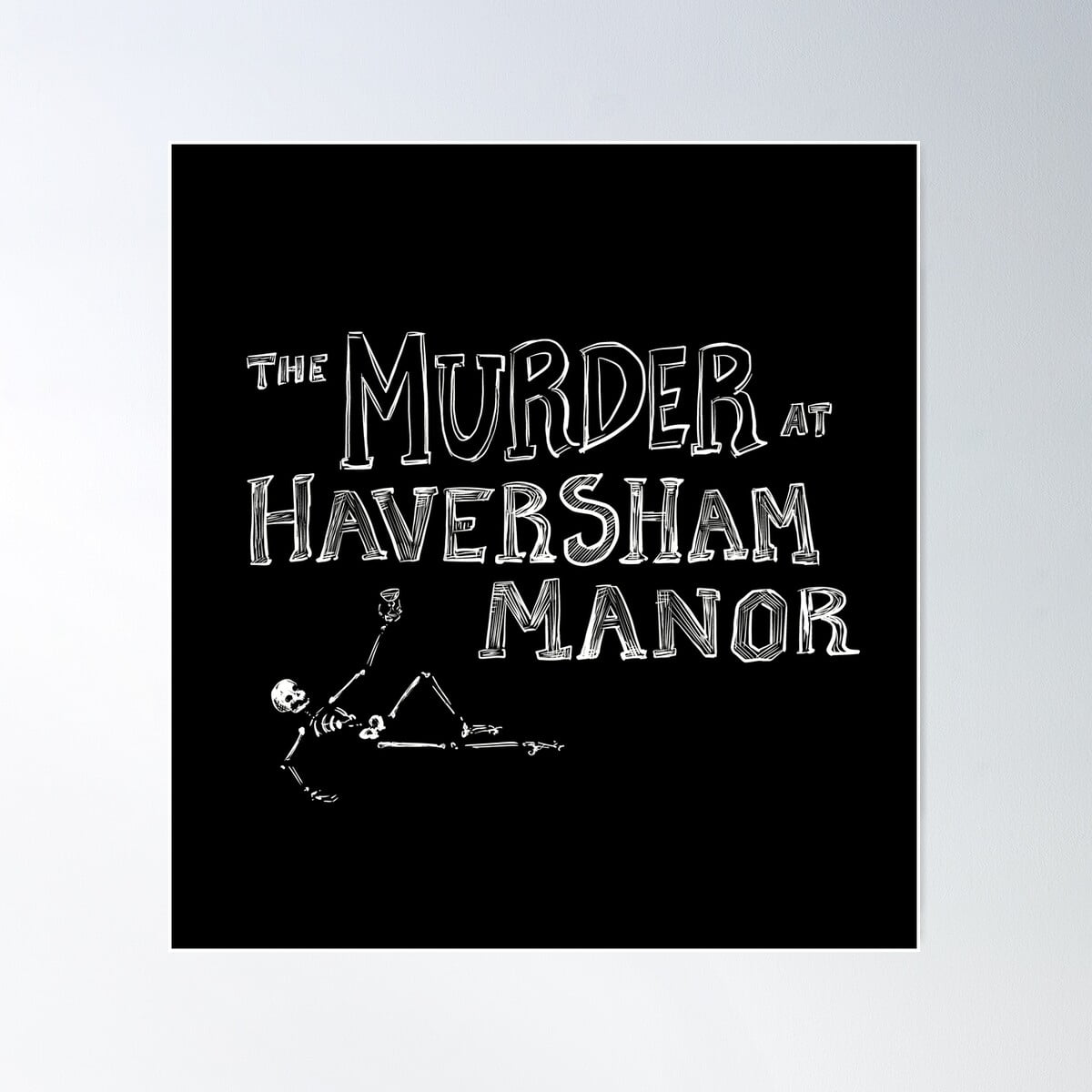 The Murder At Haversham Manor Poster Wall Art, Modern Wall Decor For ...
