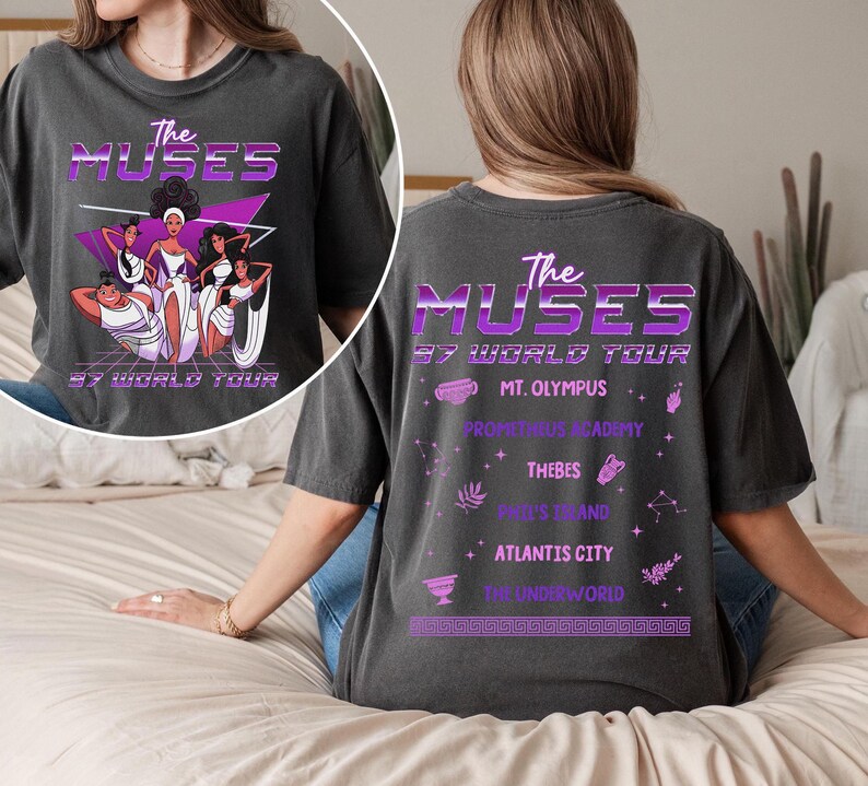 The Muses World Tour 37 Tee – Double-Sided Shirt with All 9 Muses in ...