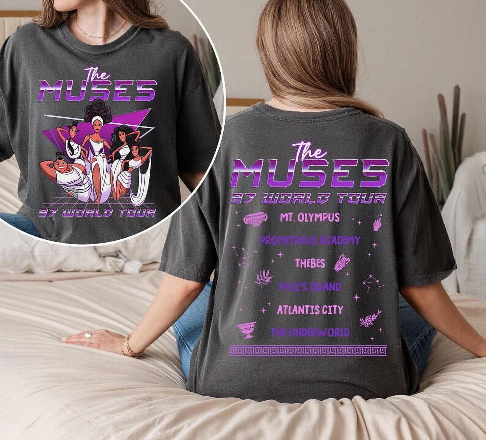 The Muses World Tour 37 Tee – Double-Sided Shirt with All 9 Muses in Epic Design - Walmart.com