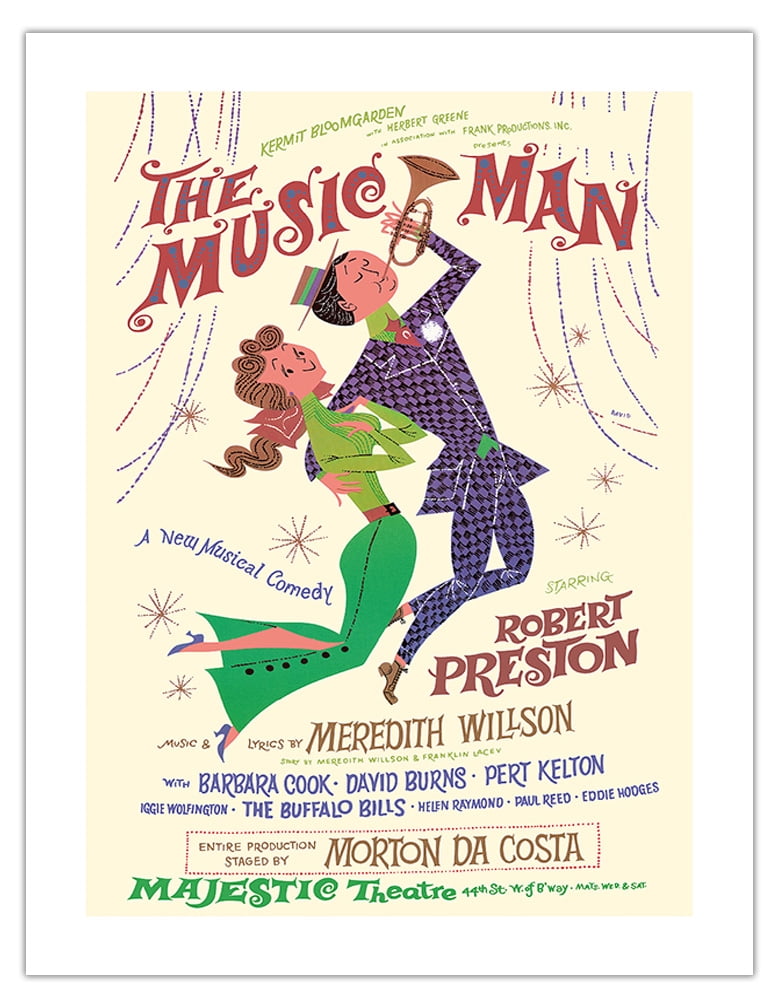The Music Man - Starring Robert Preston - Majestic Theater Broadway ...