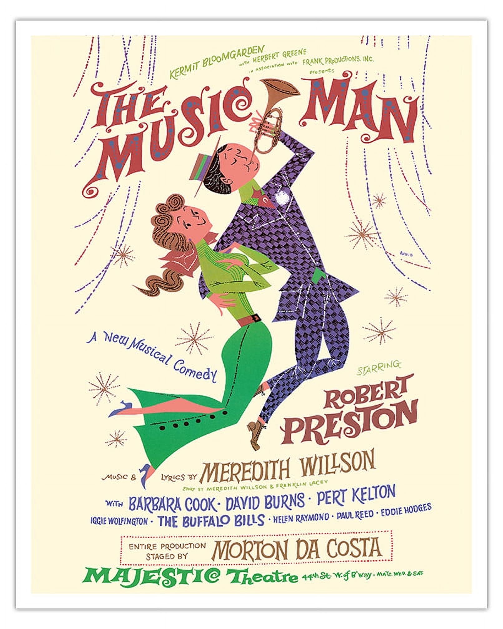 The Music Man - Starring Robert Preston - Majestic Theater Broadway ...
