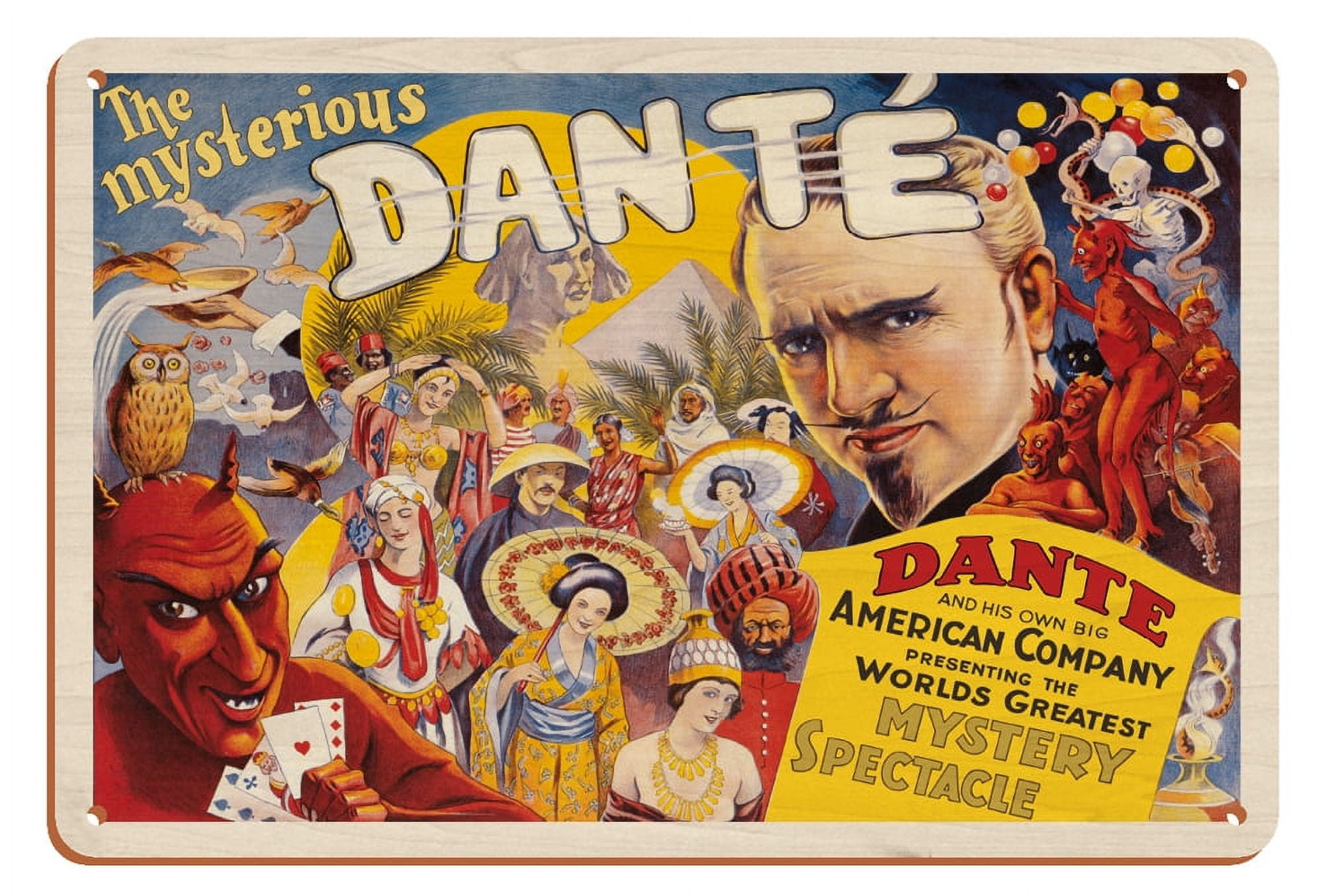The Mysterious Danté - The World’s Greatest Mystery-Spectacle - Vintage ...