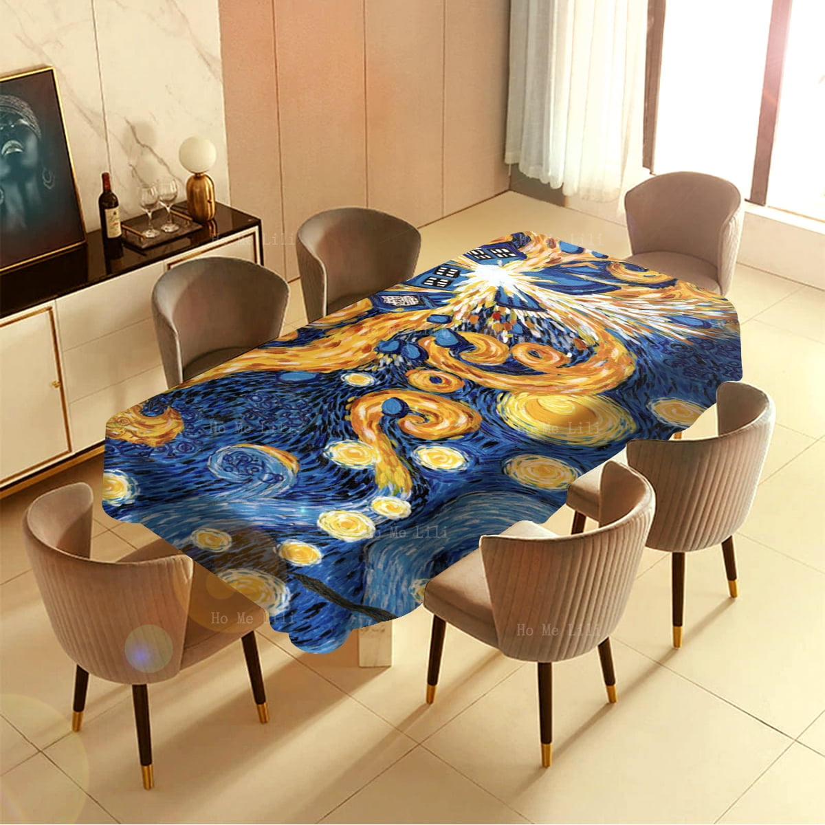 The Mysterious Doctor Quotes Sunflower Dr Who Abstract Starry Night ...