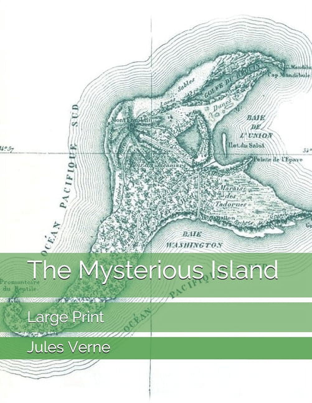 The Mysterious Island Jules Verne Map