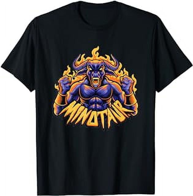 The Mythological Minotaur Mascot - Ancient Greek Monster T-Shirt ...