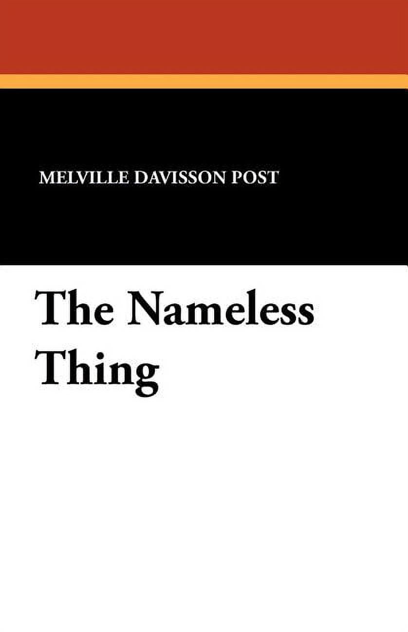 The Nameless Thing, (Paperback) - Walmart.com