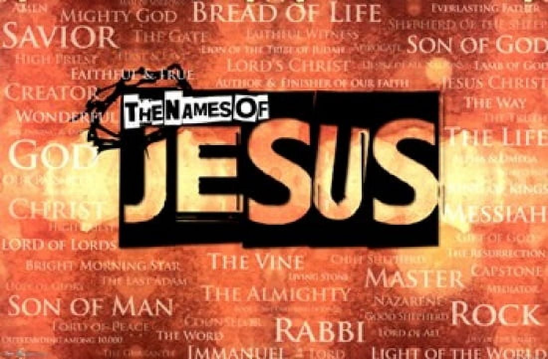 The Names of Jesus Laminated Poster Print (36 x 24) - Walmart.com