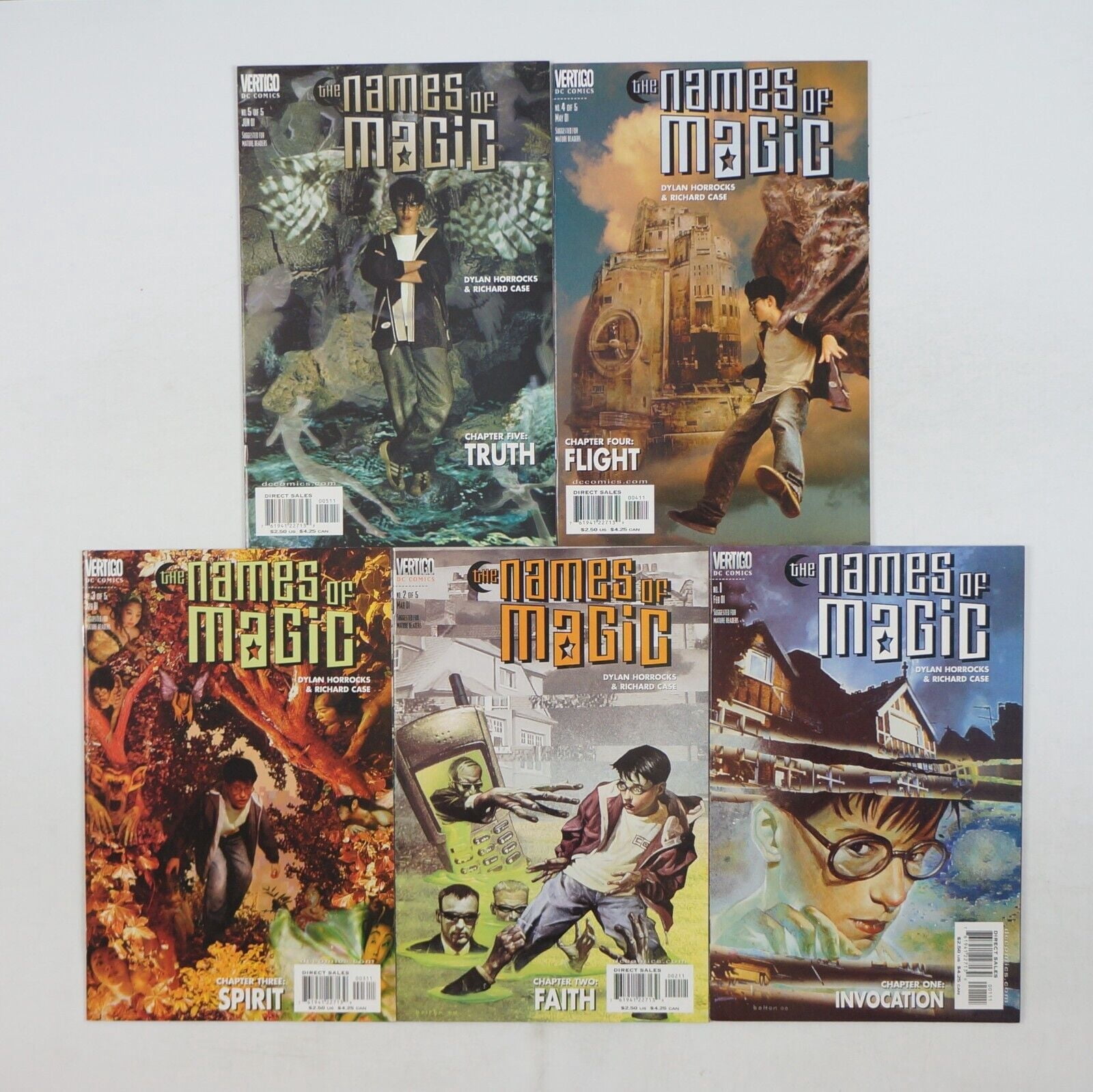 The Names of Magic #1-5 VF/NM complete series (Books of Magic ...