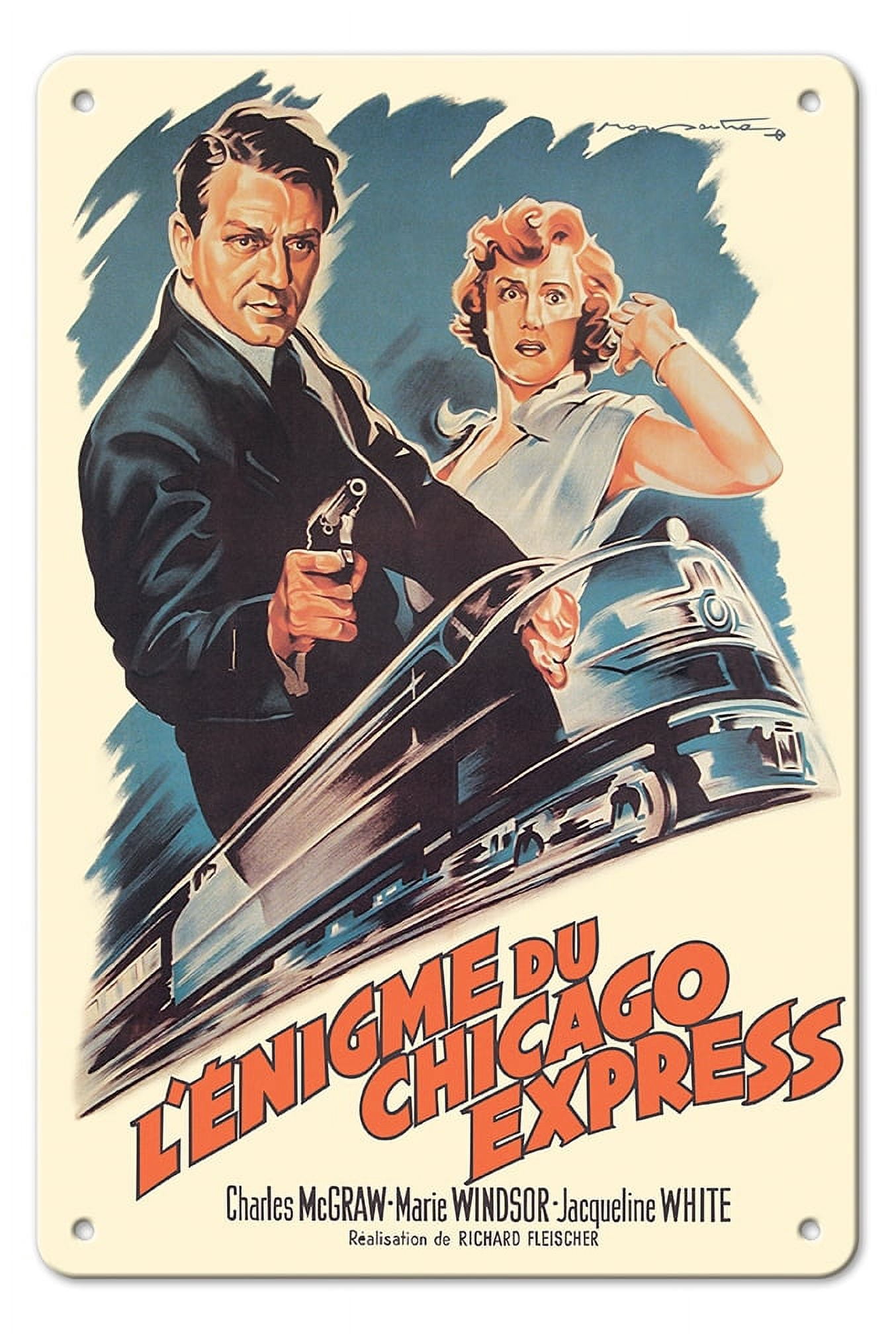 The Narrow Margin (L’enigme du Chicago Express) - Vintage French Film ...