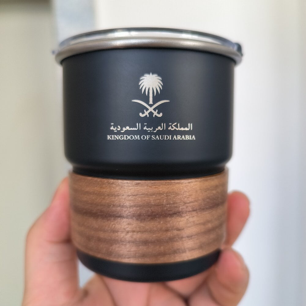 The National Emblem of Saudi Arabia Logo New Stainless Steel Cup Beer ...