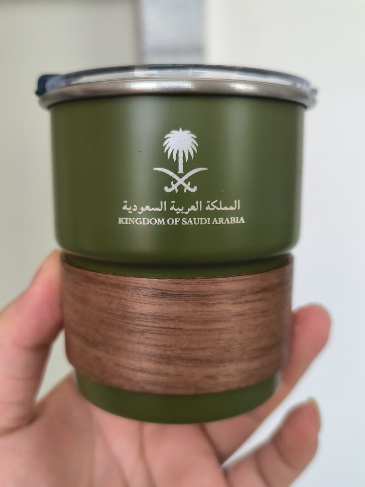 The National Emblem of Saudi Arabia Logo New Stainless Steel Cup Beer ...