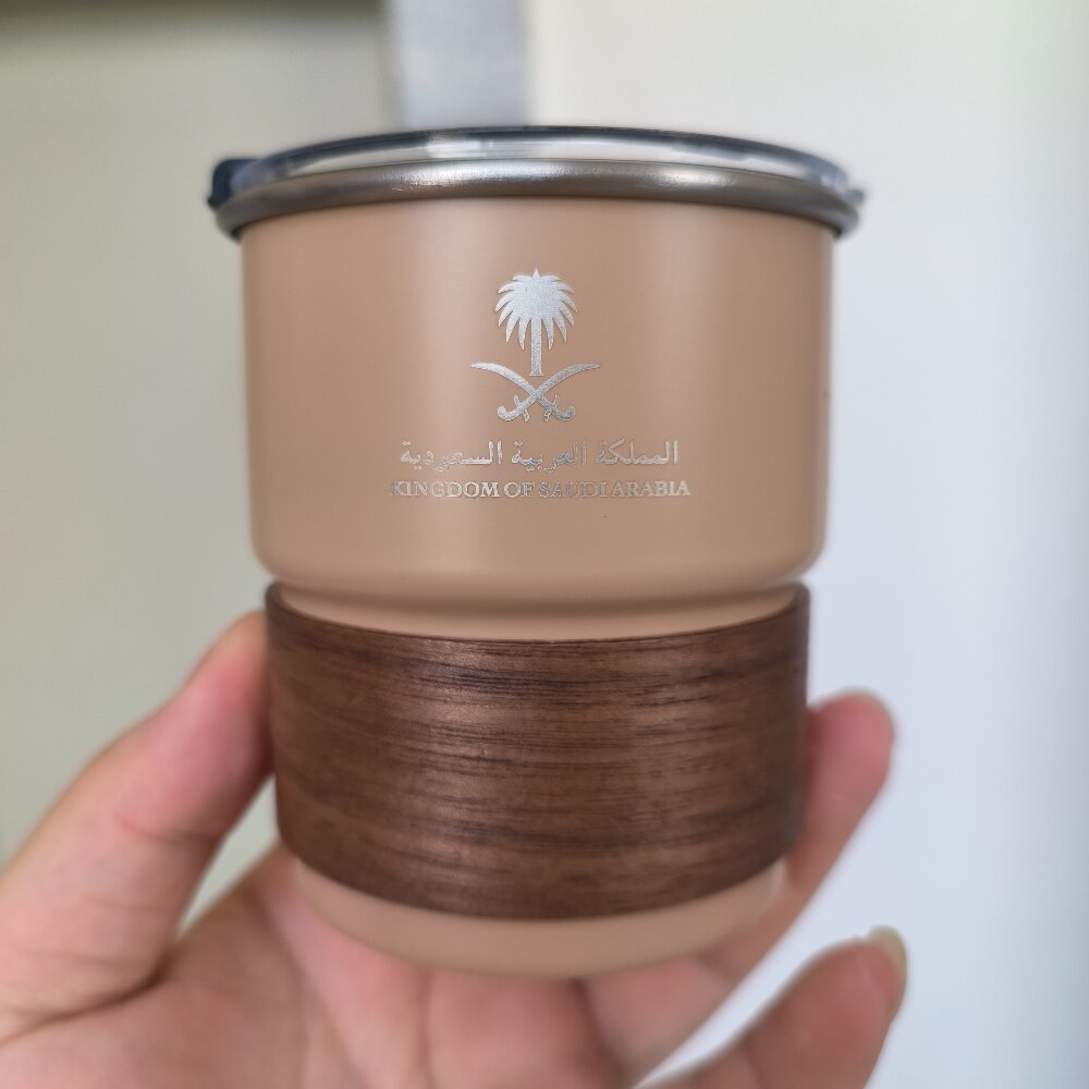 The National Emblem of Saudi Arabia Logo New Stainless Steel Cup Beer ...