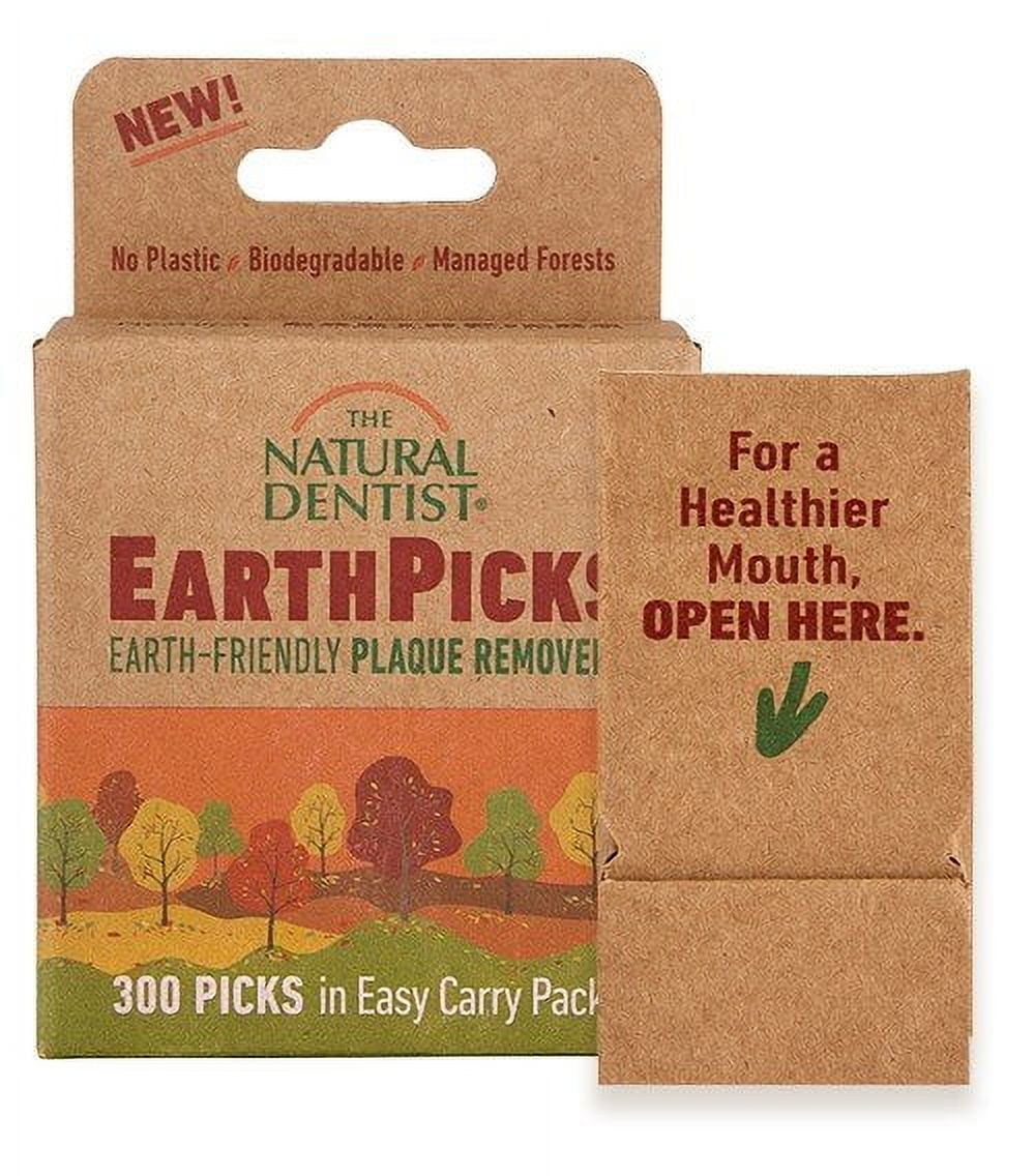The Natural Dentist Earth Picks Plaque Removers, 300 Ea - Walmart.com