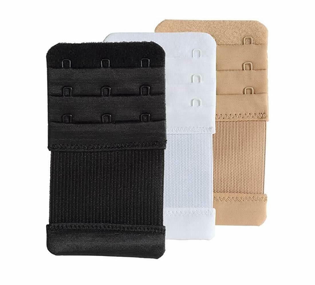 Fullness Bra Extenders, 3-Hook 3-Row, Adjustable Bra Strap Extensions ...
