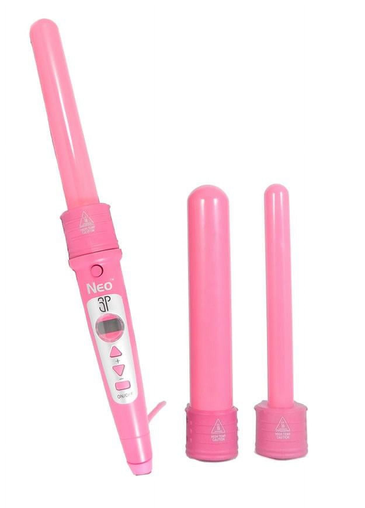 The Neo Choice - Pink Trio 3P Curling Iron Set W/ 3 Barrel Sizes: 32mm ...