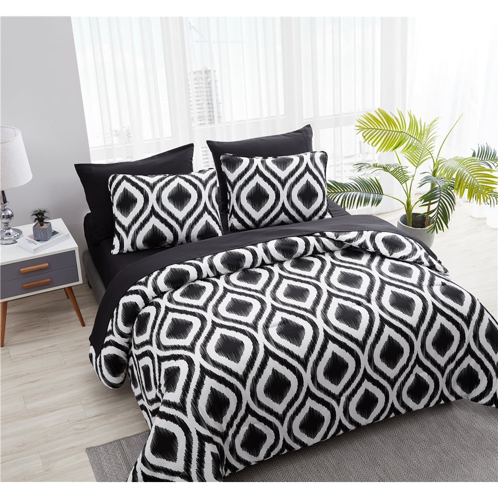 The Nesting Company Cypress Bedding Set 7 Piece Bed in a Bag Comforter ...