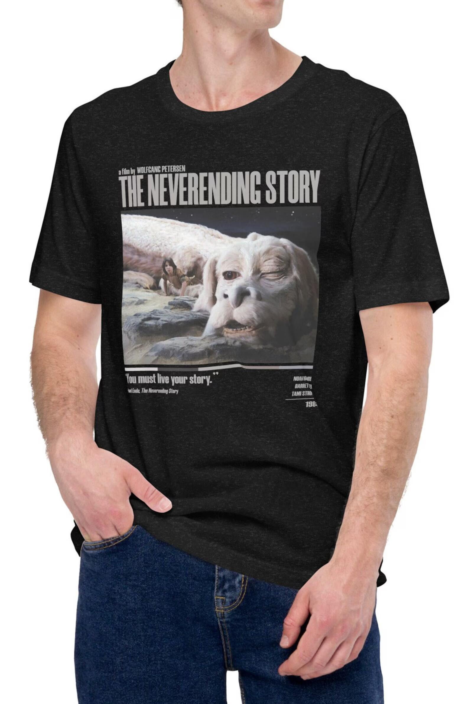 The Neverending story shirt, aesthetic tee, movie fan gift - Walmart.com