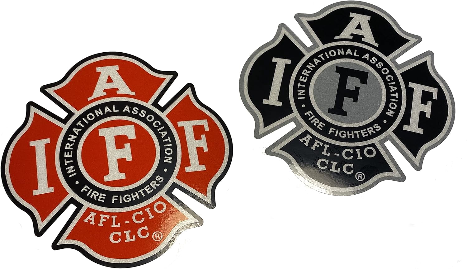 The New 4" IAFF Union Ultra Reflective Vinyl Union Firefighter Window ...