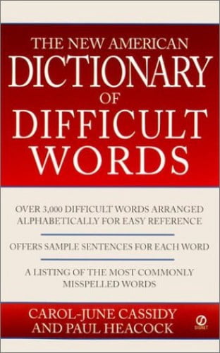 Pre-Owned The New American Dictionary of Difficult Words (Mass Market ...