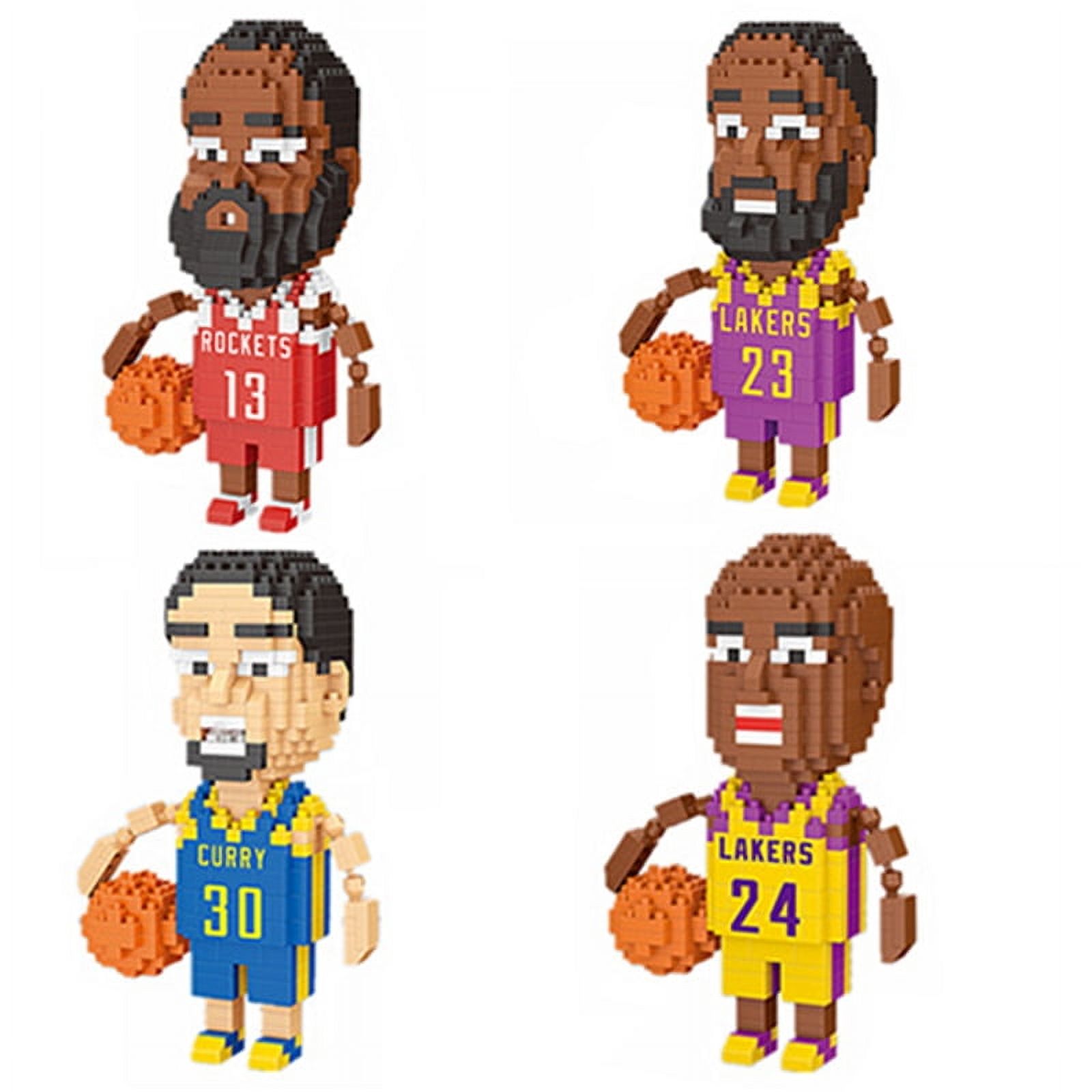 The New Basketball Idol 3D Model Building Block Basketball Player DIY ...