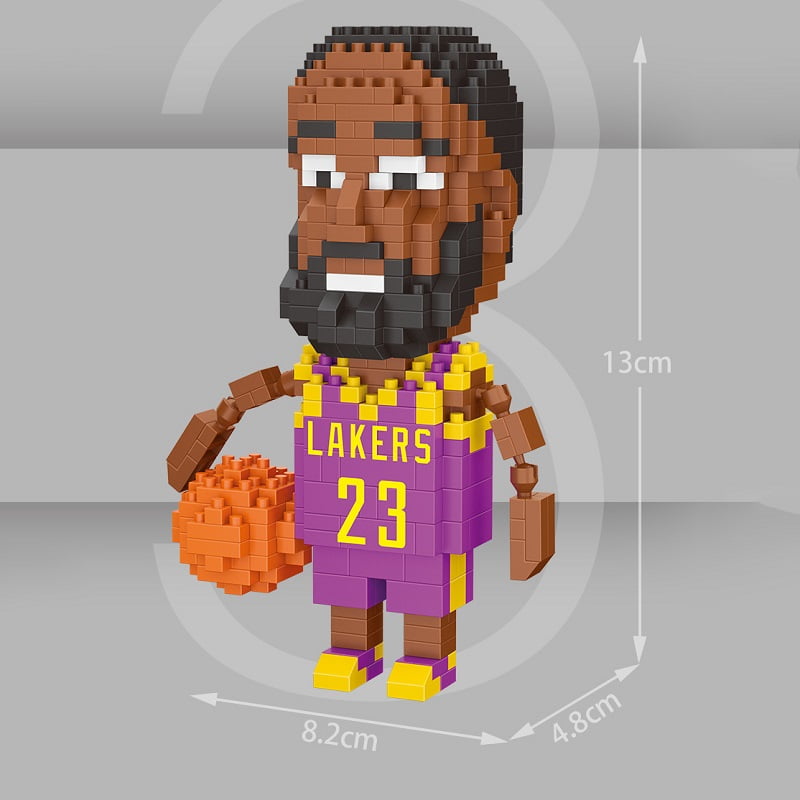 The New Basketball Idol 3D Model Building Block Basketball Player DIY ...