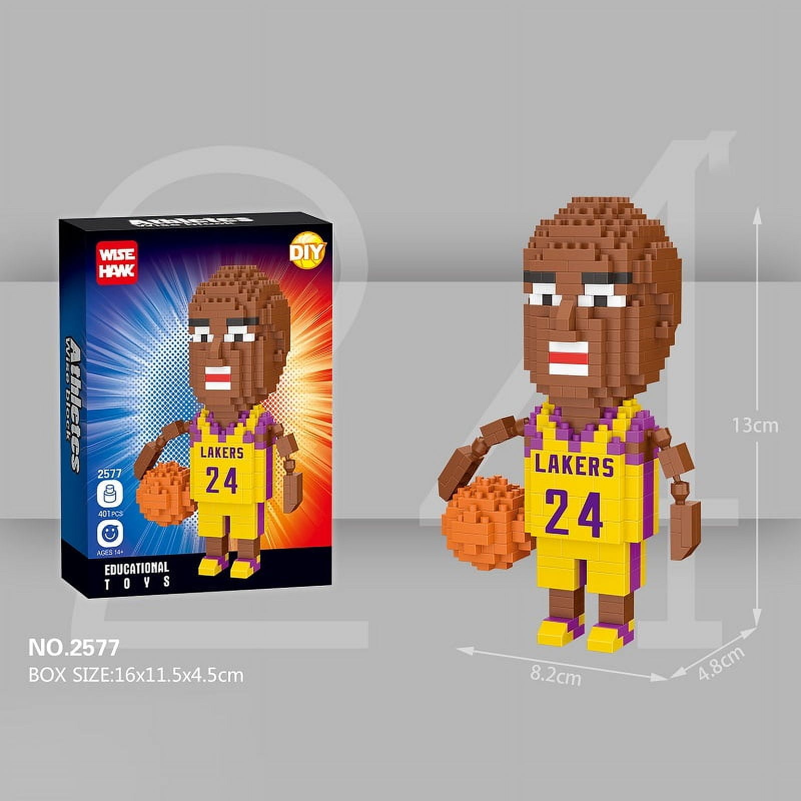 The New Basketball Idol 3D Model Building Block Basketball Player DIY ...