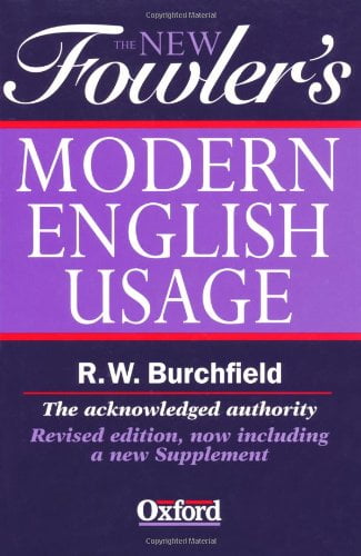 Pre-Owned The New Fowlers Modern English Usage Usage, 3rd Ed Hardcover ...