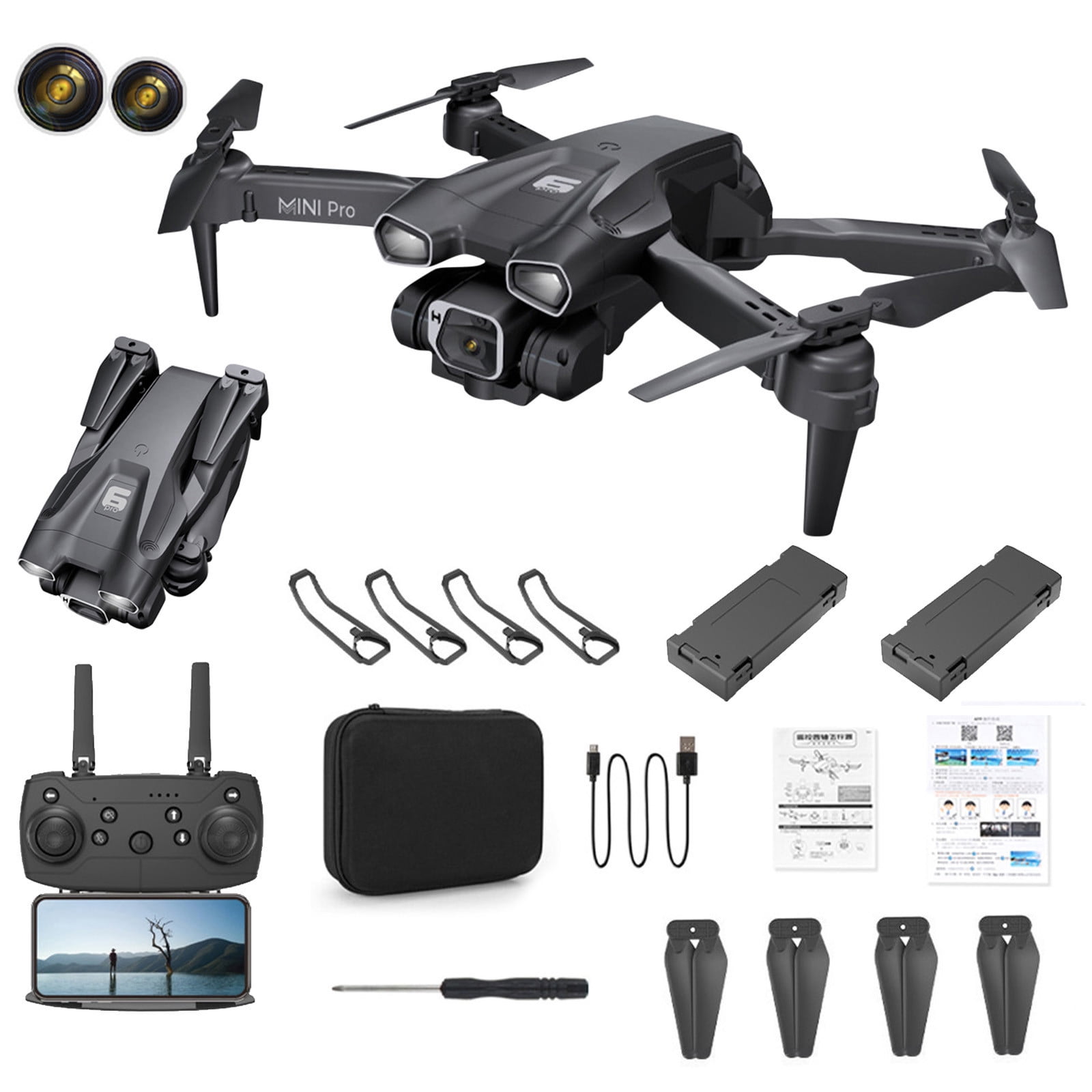 The New H66 Toddler Toys Drone Sensory Toys 4k Fidget Toy Profesional ...