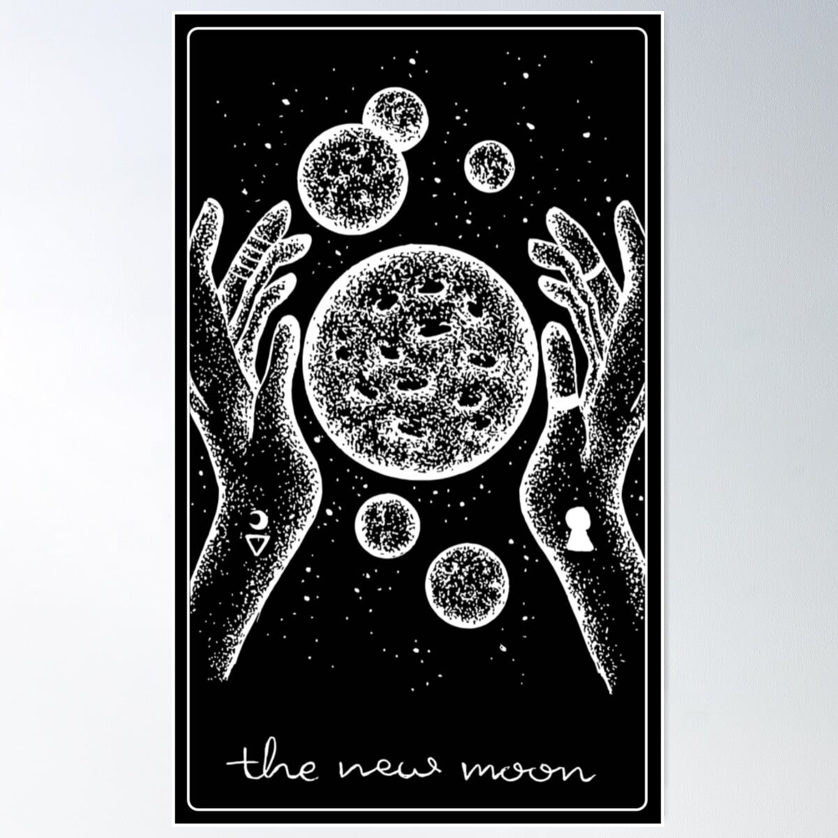 The New Moon Poster Wall Art, Modern Wall Decor For Living Room Bedroom ...
