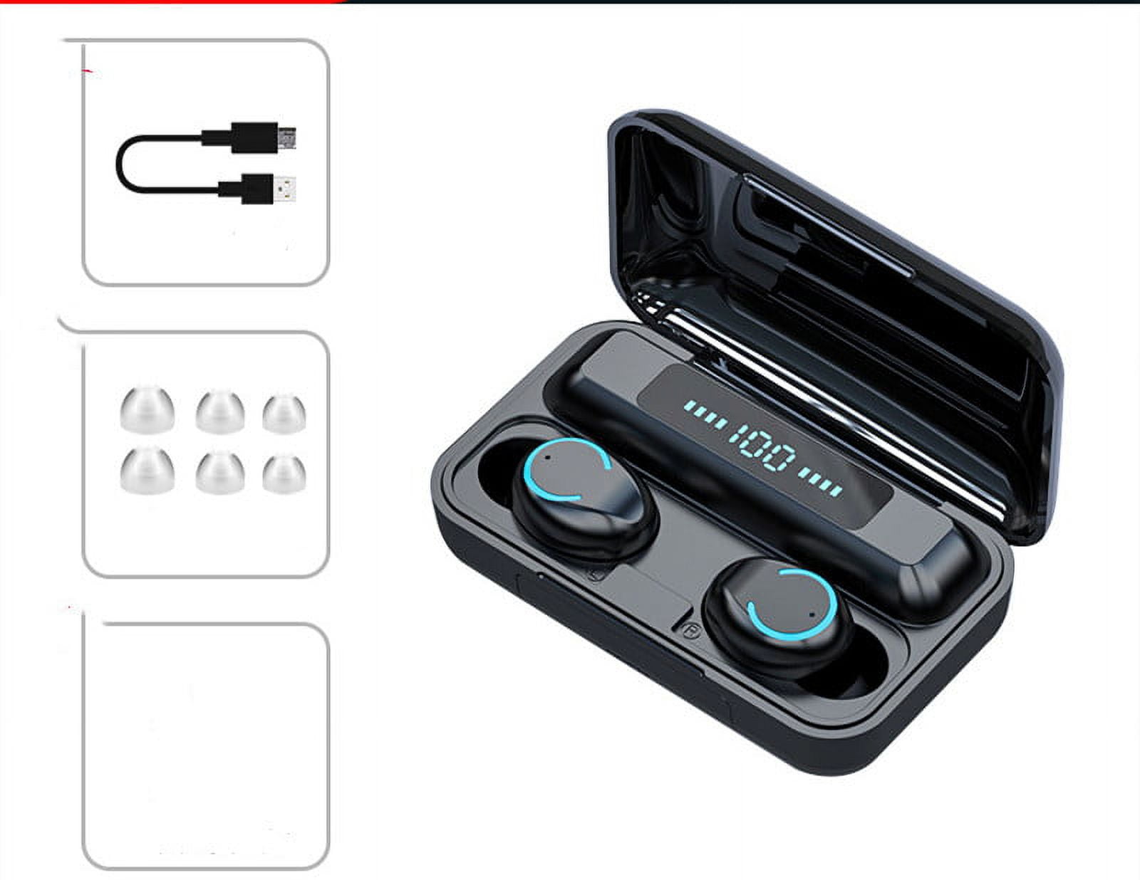 The New Private Model F9-9 Bluetooth Headset 5.0 Binaural Touch Screen ...