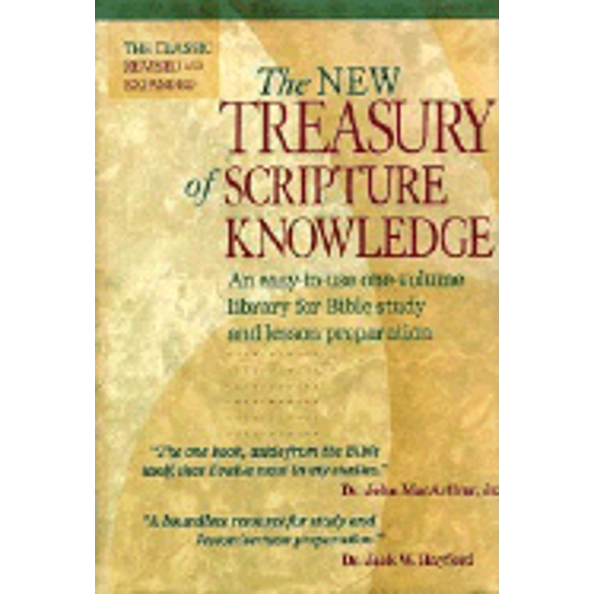 Pre-Owned The New Treasury of Scripture Knowledge: An Easy-To-Use One ...