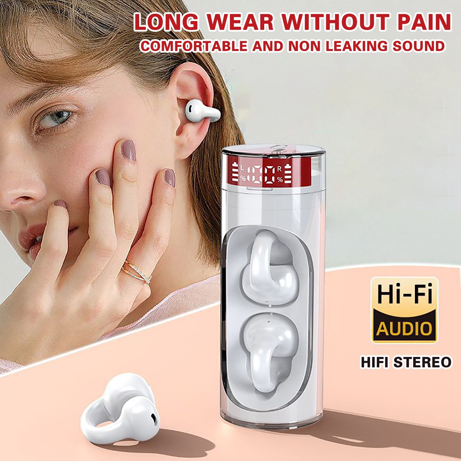 The New WF-2 Ear Clip Design Is Comfortable To Wear,With A Rotating ...