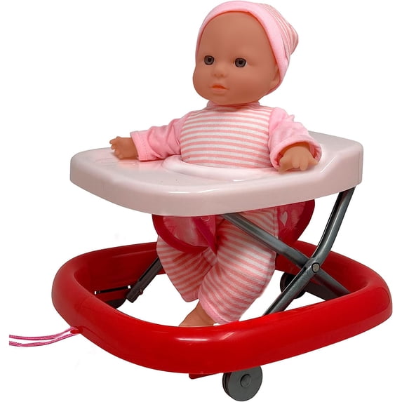 The New York Doll Collection 12 Inch Hispanic Baby Doll Walker Set ...