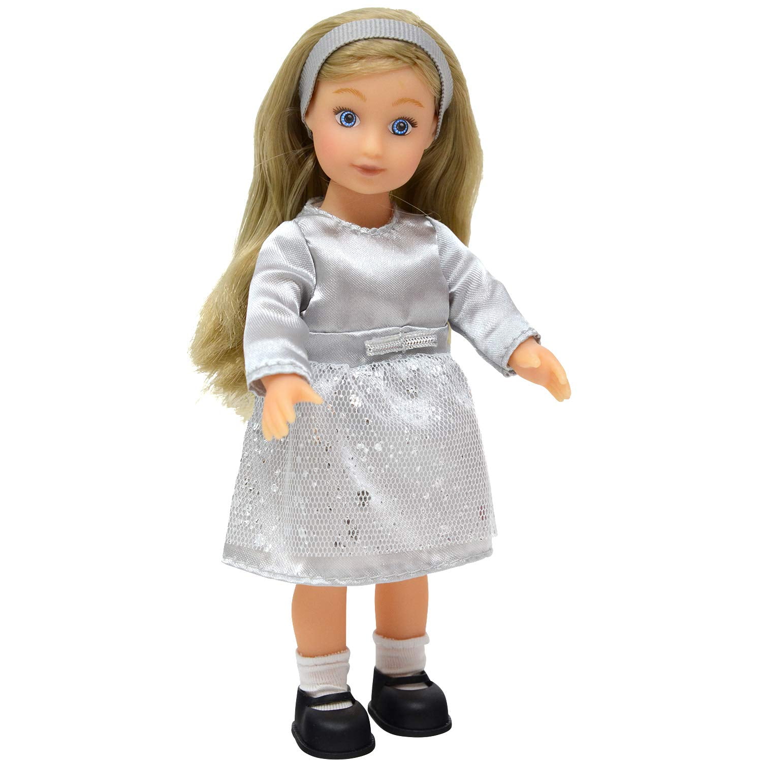 The New York Doll Collection Mini Doll Lilly - 6.5 inch Vinyl Posable ...