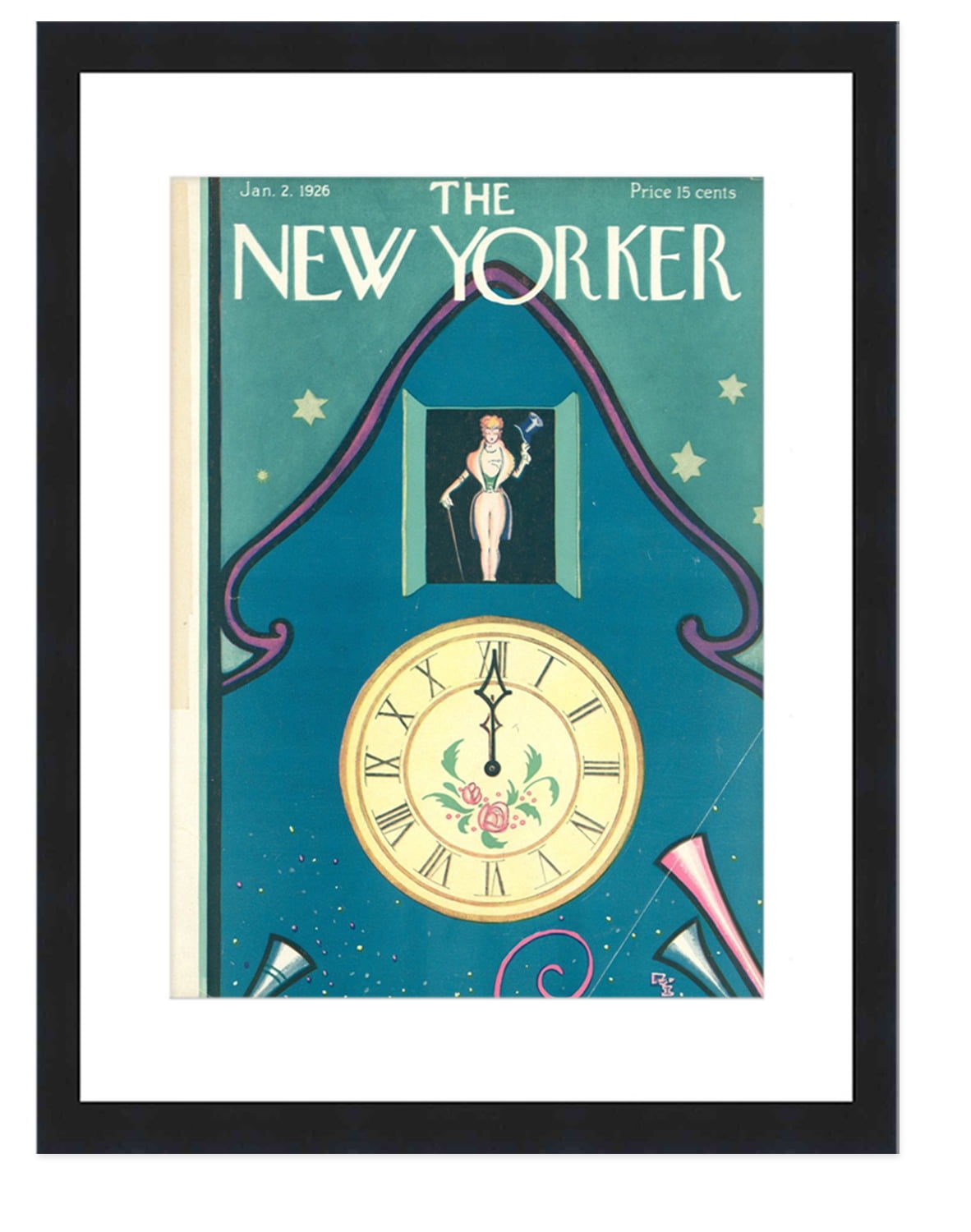 The New Yorker Magazine Picture Frame - UV Acrylic, Backing, and White ...