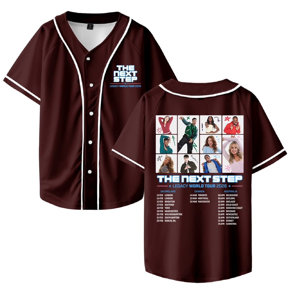 The Next Step Legacy World Tour 2026 Baseball Jersey Shirt V-Neck Women ...