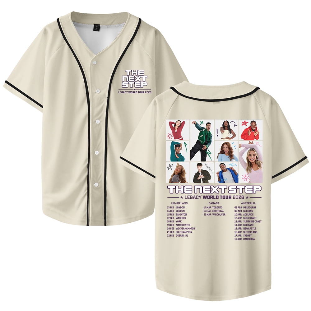 The Next Step Legacy World Tour 2026 Baseball Jersey Shirt V-Neck Women ...
