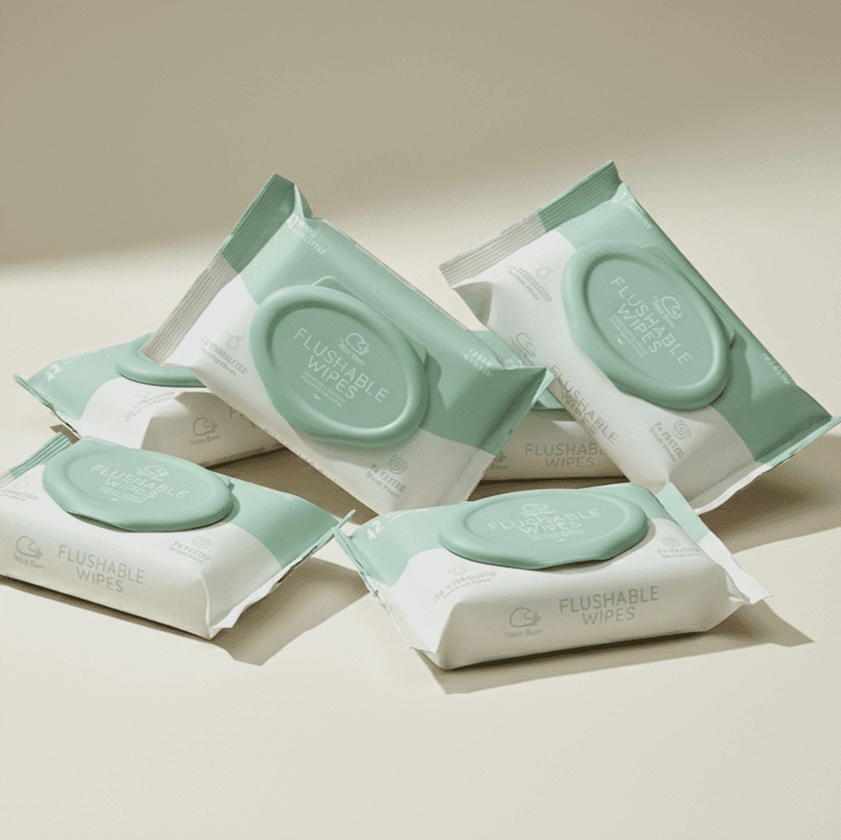The Nice Bum Flushable Wipes, Adult Wet Wipes with EDI water, Bundle ...