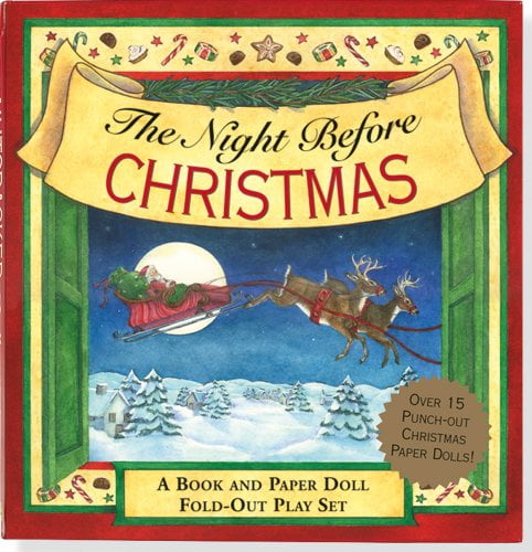 Pre-Owned The Night Before Christmas Fold-Out Play Set: A Book and ...