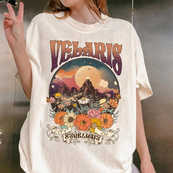 The Night Court Velaris – City Of Starlight T-Shirt Velaris The Night ...