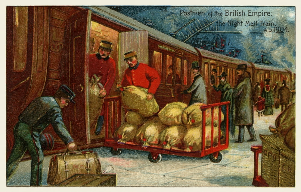 The Night Mail Train Poster Print By Mary Evans Picture Librarypeter ...