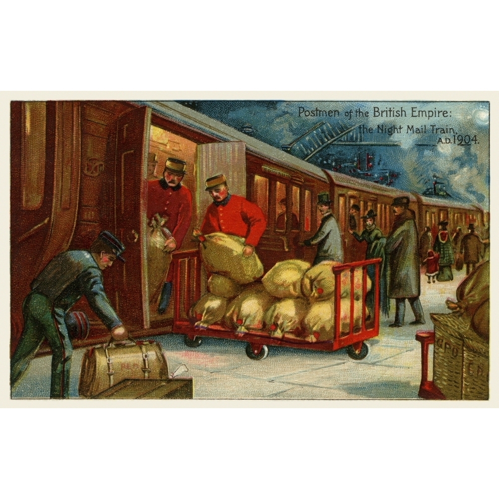 The Night Mail Train Poster Print By Mary Evans Picture Librarypeter ...