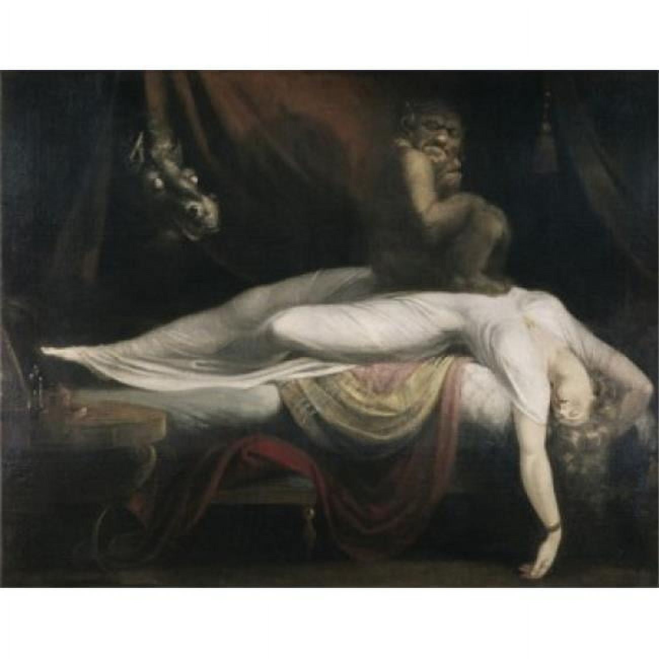 The Nightmare 1781 Henry Fuseli, 1741-1825 Swiss Oil On Canvas Detroit ...