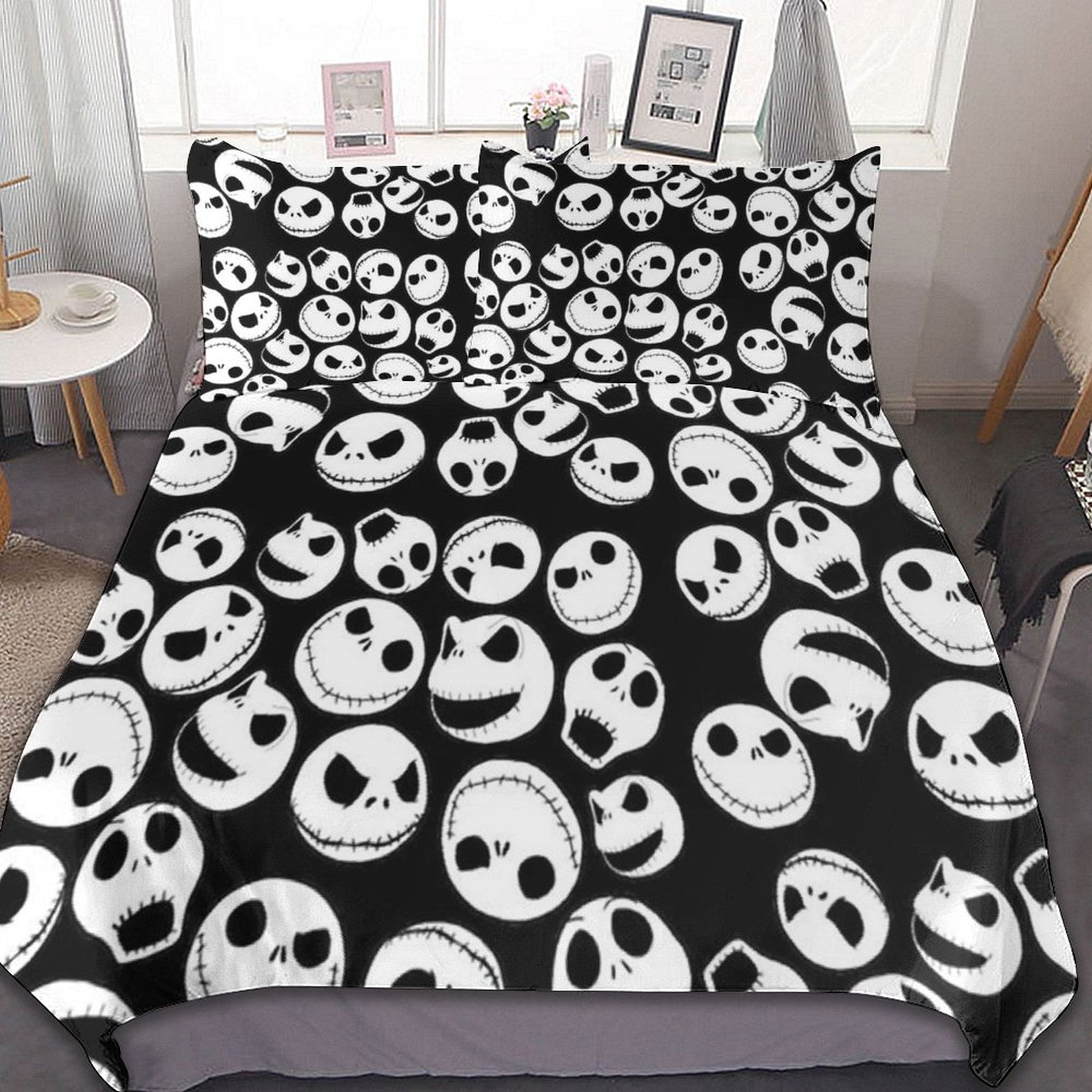 The Nightmare Before Christmas 3 Pcs Bed Sheets Set Breathable Duvet ...