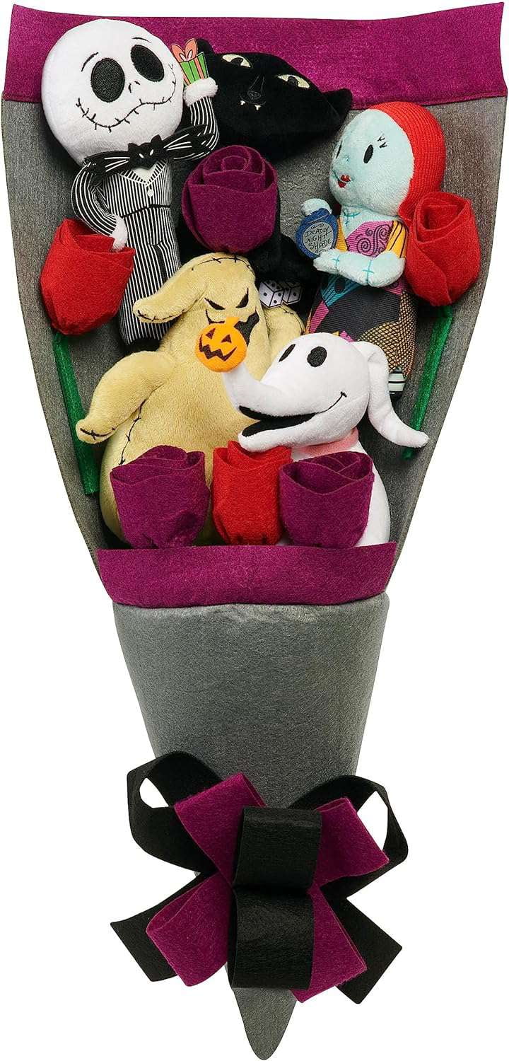 The Nightmare Before Christmas 30th Anniversary Jack, Sally, Oogie, Zero & Black Cat Plush ...