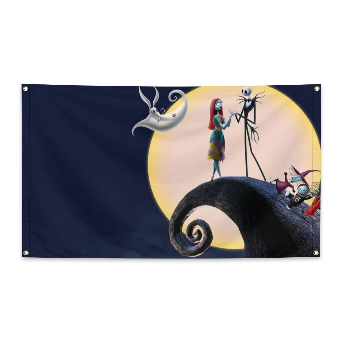 The Nightmare Before Christmas 3x5 ft Face Flag - Vivid Color and Fade ...