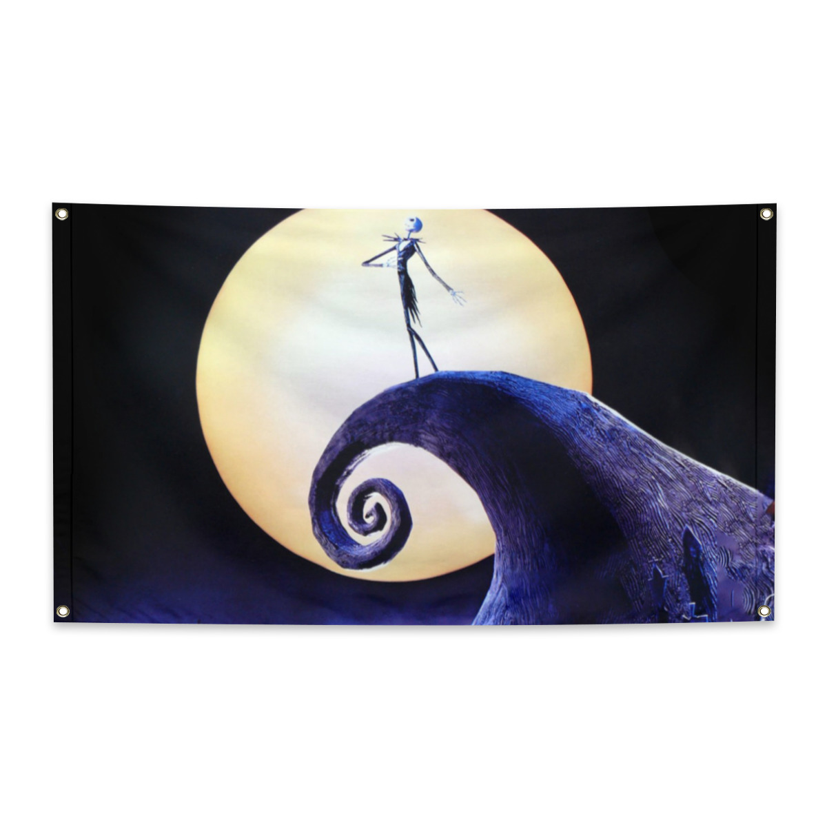 The Nightmare Before Christmas 3x5 ft Face Flag - Vivid Color and Fade ...